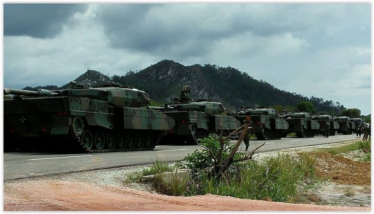 Foto Foto Tank Leopard 2RI TNI AD dalam Latihan Militer Indonesia di ...