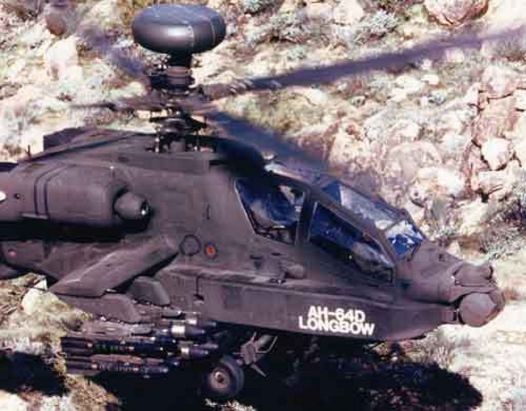 Helikopter AH-64D Apache Longbow Mengusung Radar AN/APG-78 ...